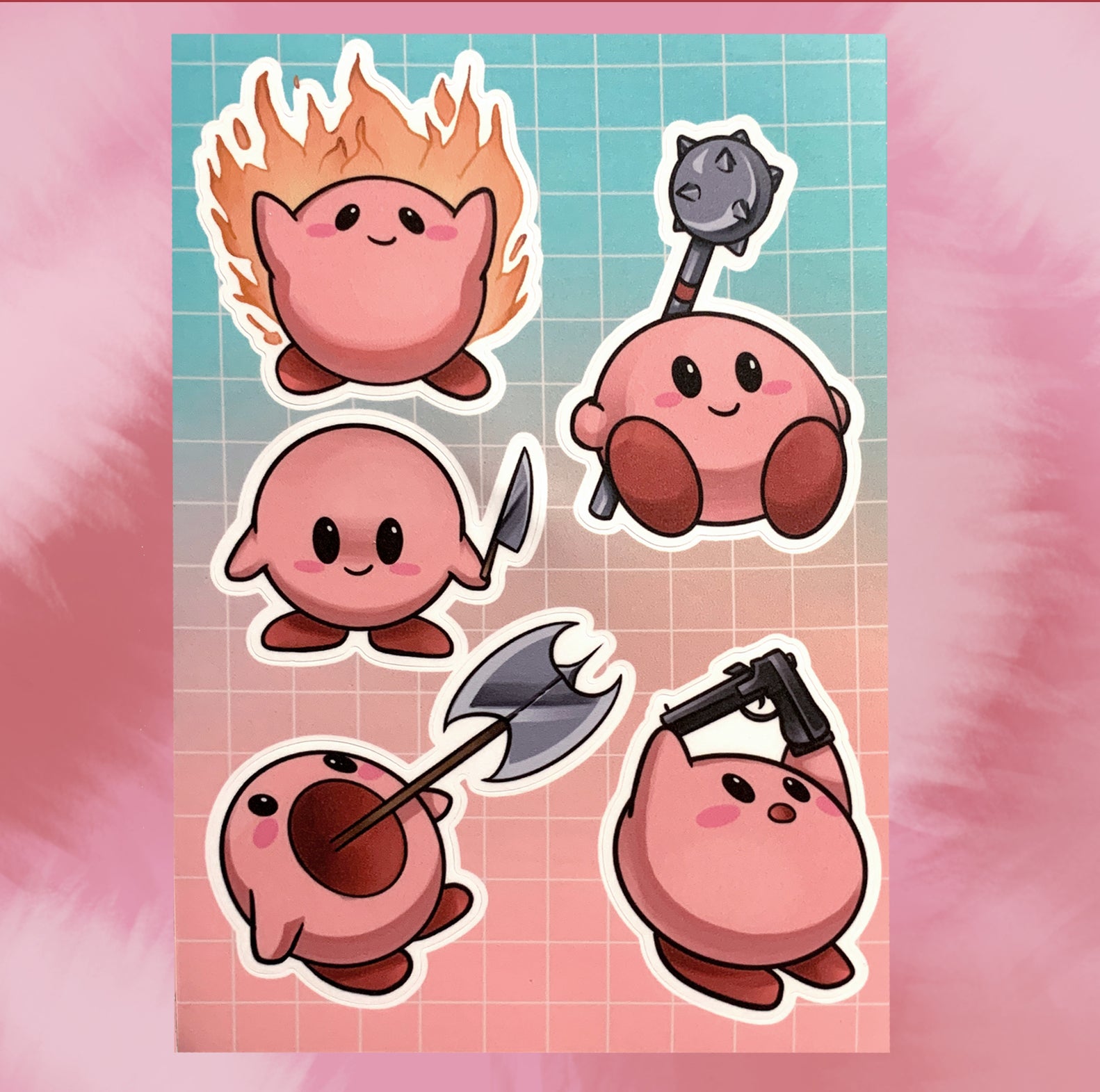 Kirbo Sticker Sheet – CryoMerch