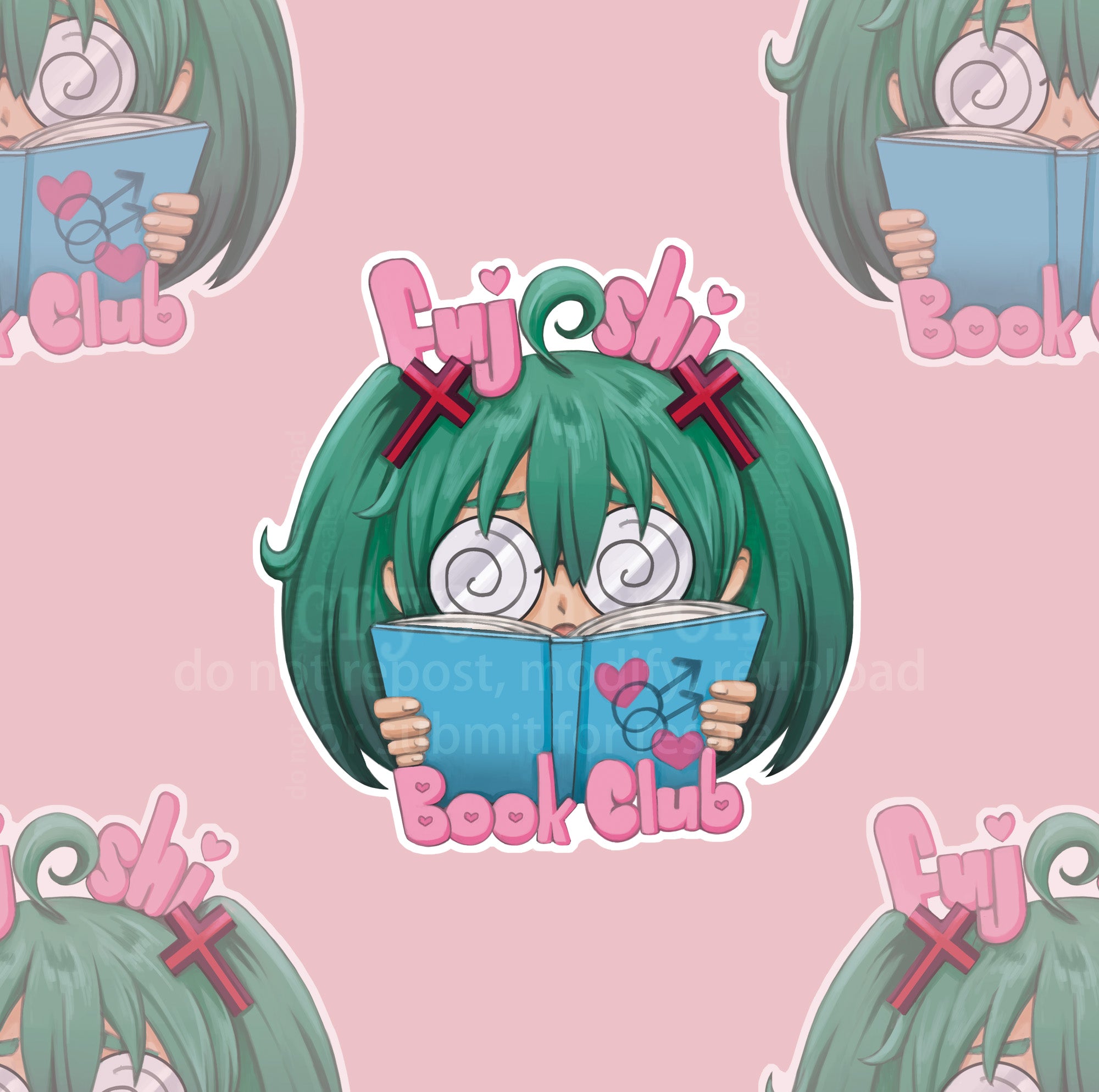 Fujoshi Miku Sticker – CryoMerch