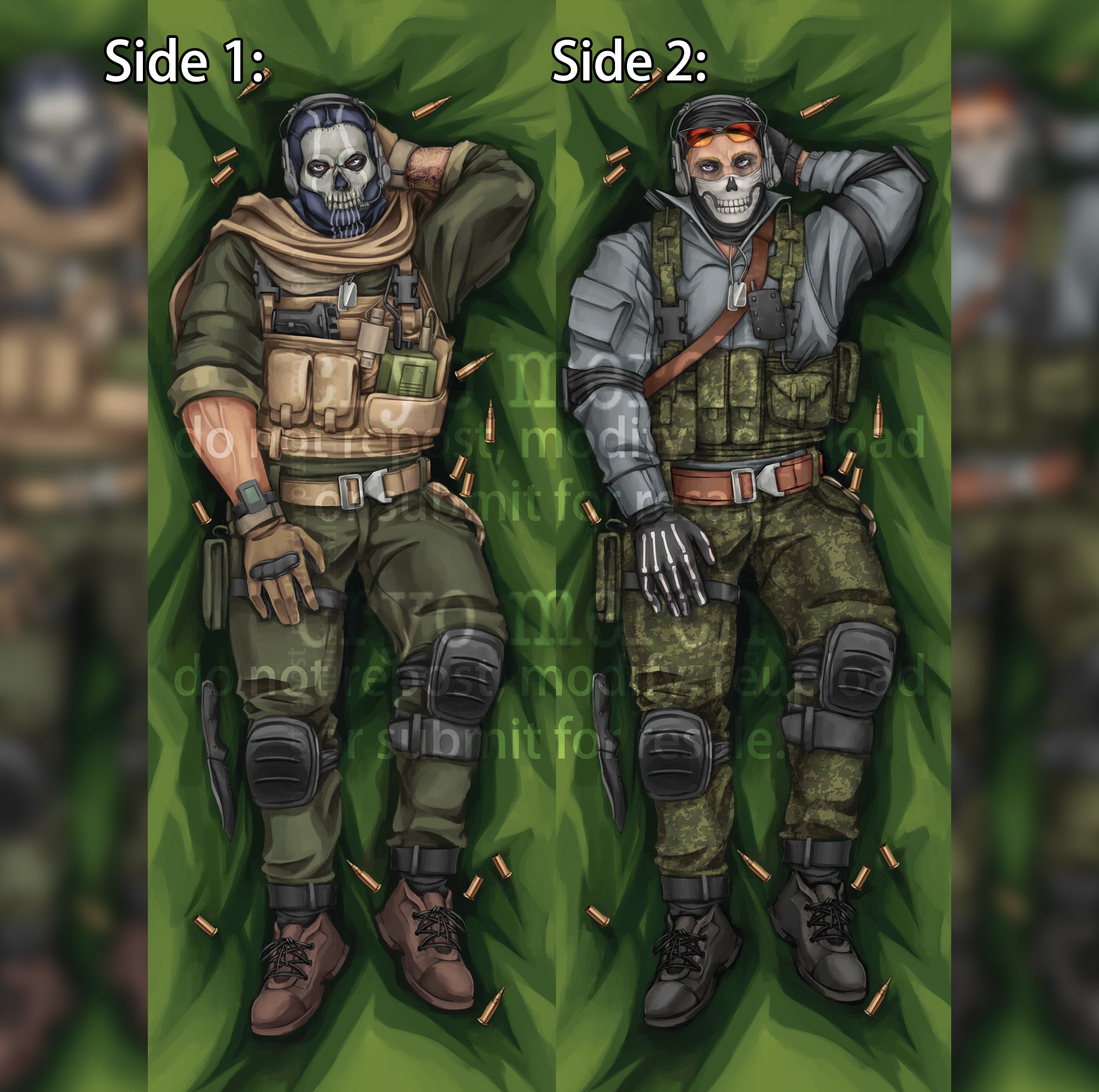 Ghost Body Pillow Case – CryoMerch